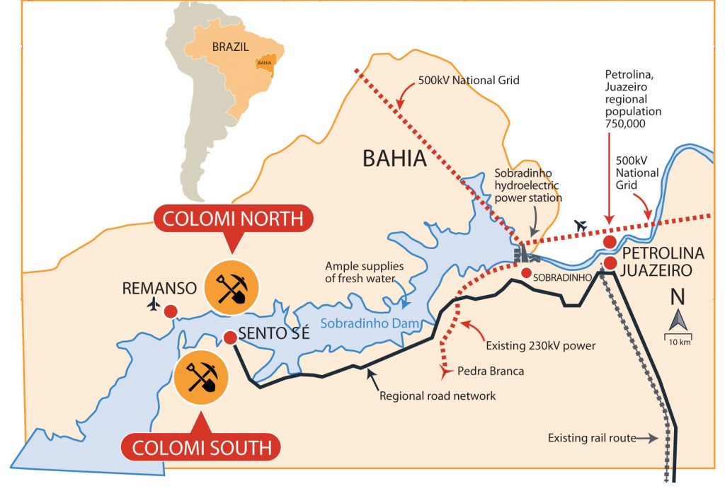 Mine Location – Colomi Iron
